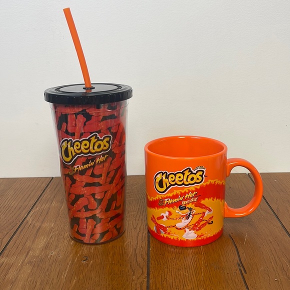 spencer gifts | Dining | Flamin Hot Cheetos Mug Tumbler | Poshmark